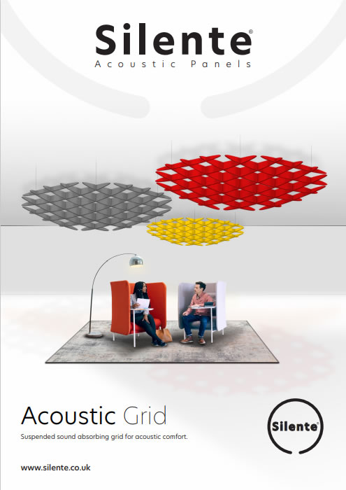 Silente Grid Range Is A High Sound Absorbing Suspended Acoustic Grid